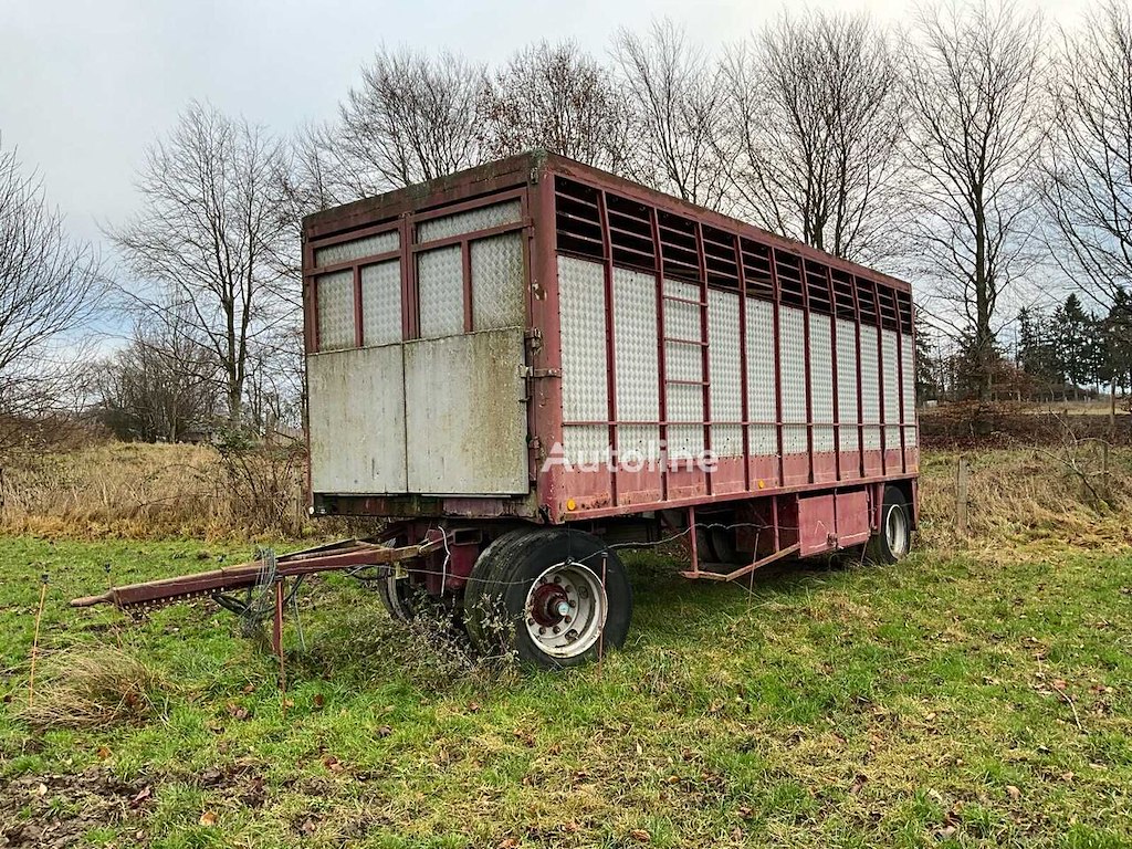 Prodaje se Baudouin Blond 8632 prikolicu za prevoz stoke na aukciji