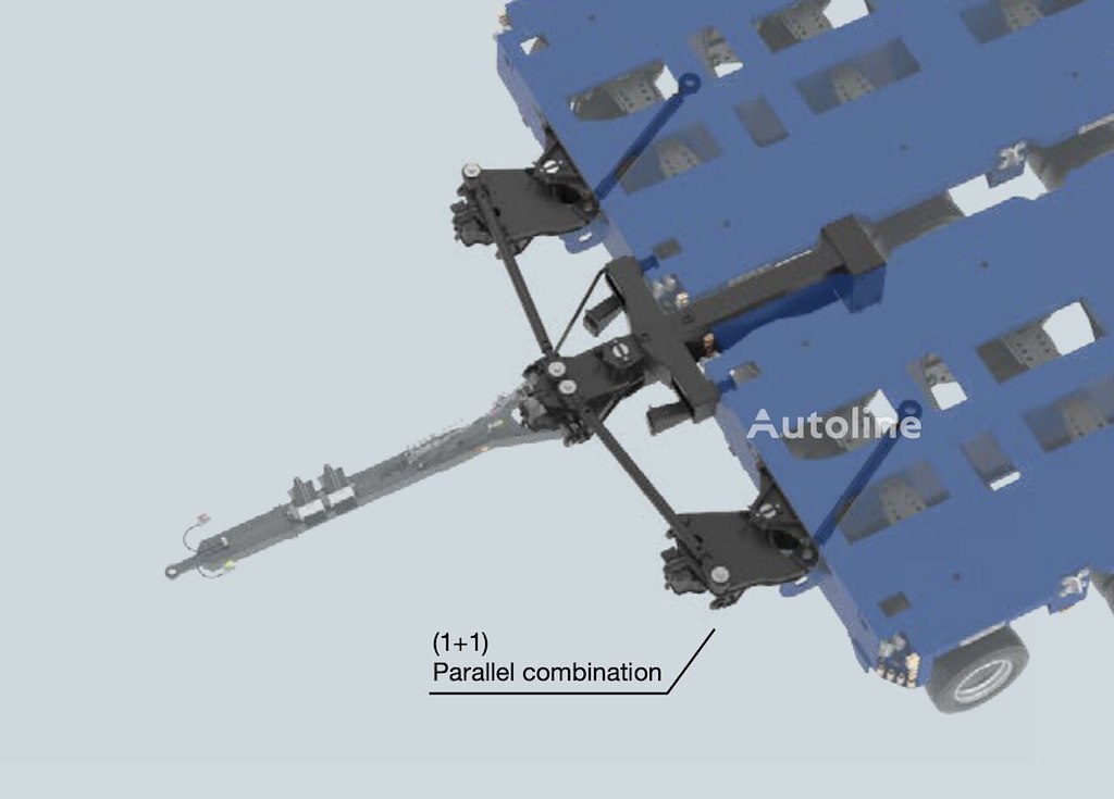 Goldhofer Center pulling device side-by-side modularna prikolica