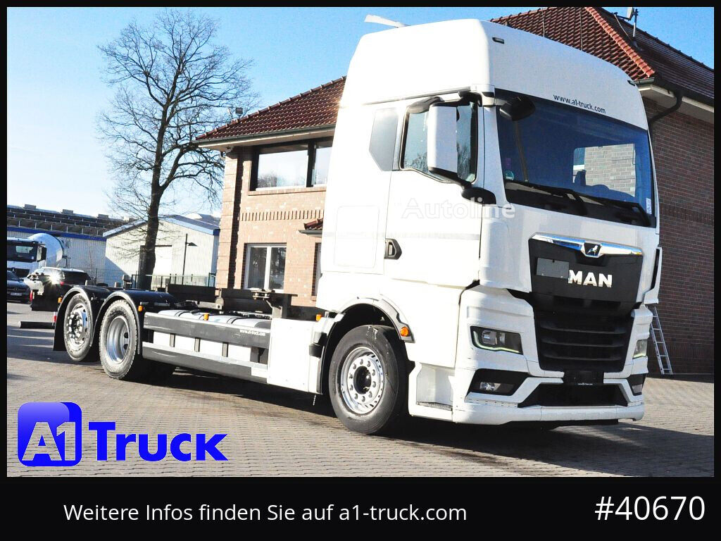 MAN TGX, 26,510 LL, Multiwechsler 2x AHK, 7.82 WB Intarder kamion šasija