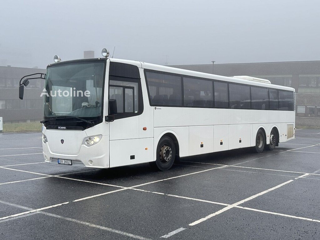 Prodaje se Scania OmniExpress 6x2*4 58-SETER CRUISE HEIS LUFTFJÆRING NY EU! prigradski autobus na aukciji