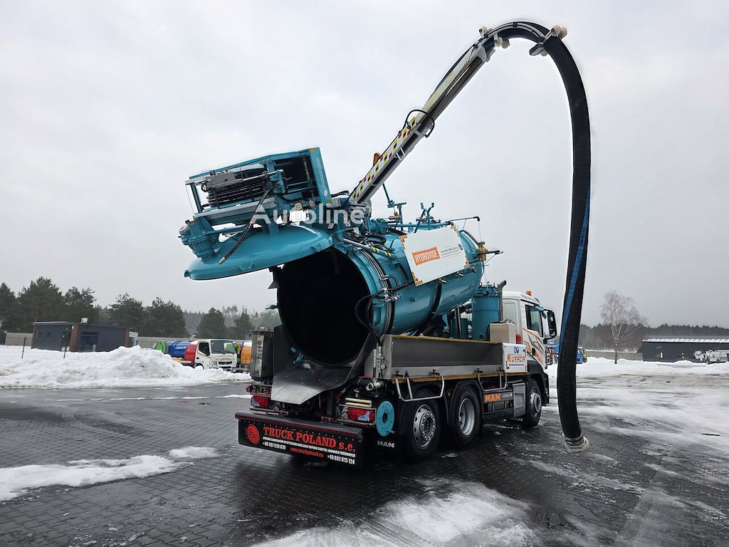 MAN HUWER HYDROVIDE WUKO KOMBI FOR SEWAGE CLEANING vozilo za čišćenje kanalizacije