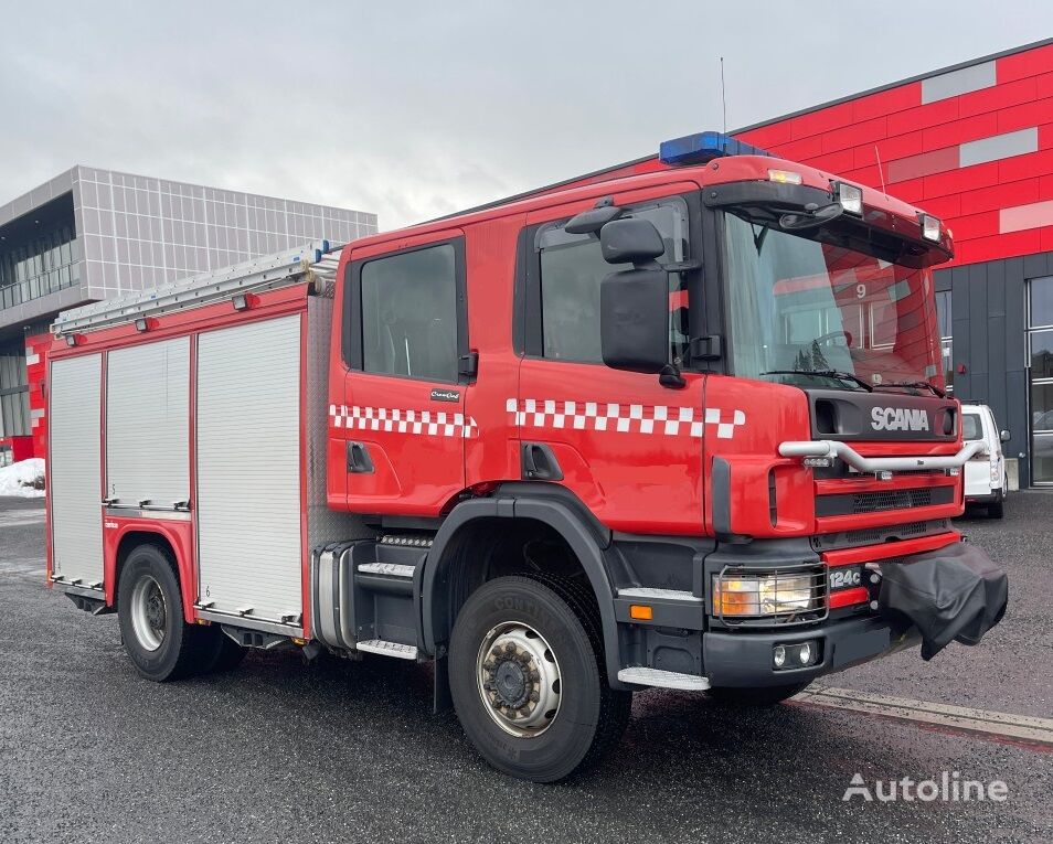 Scania P124 420 4x4 ROSENBAUER, new condition! TOP vatrogasno vozilo