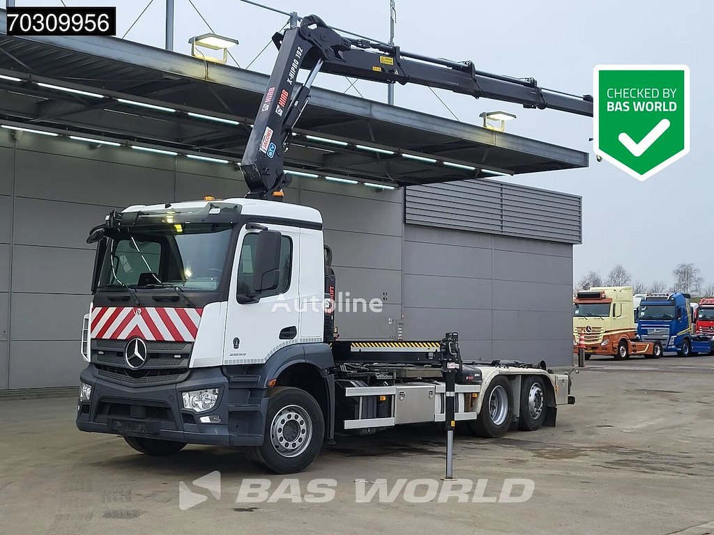 Mercedes-Benz Actros 2633 Actros 6X2 HIAB X-HIPRO 192 E-3 Crane + 21tons Multi kamion rol kiper