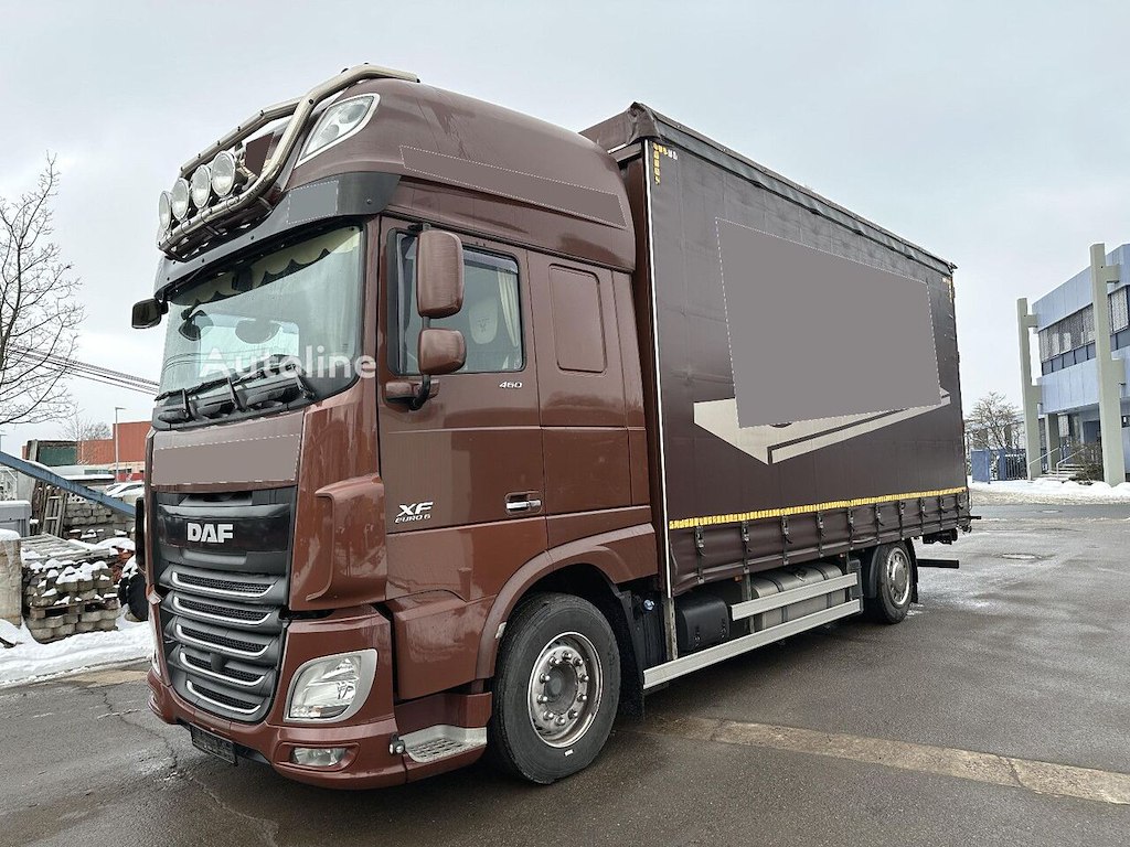 DAF XF 460 FA kamion sa klizna zavesa cerada