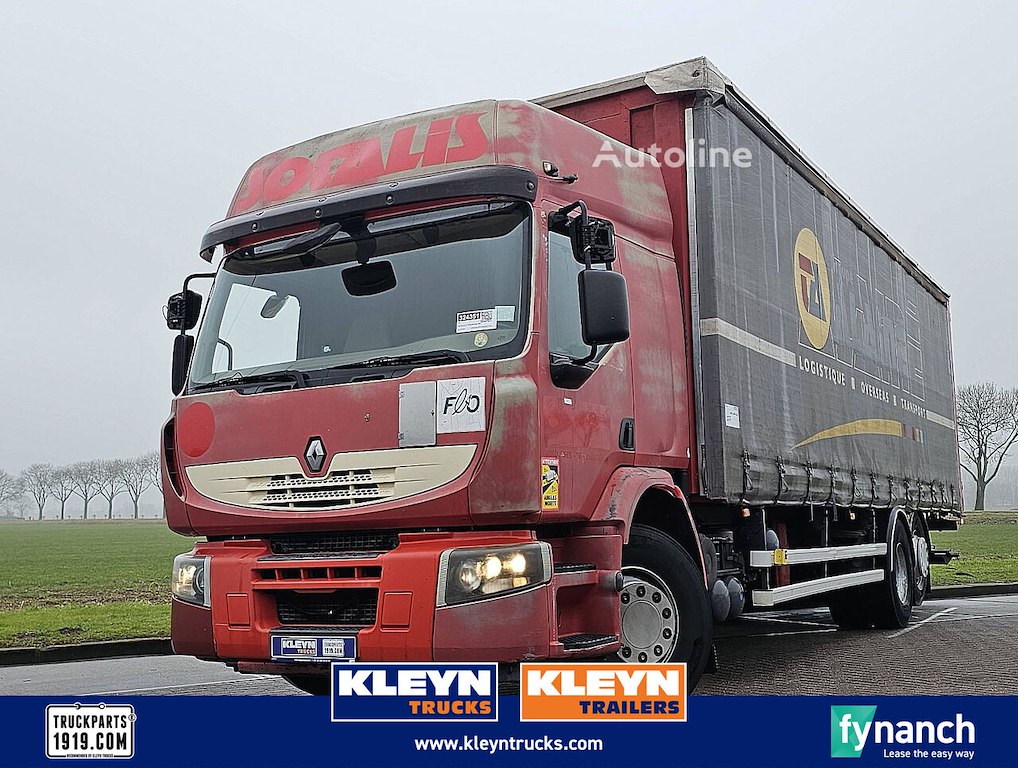 Renault PREMIUM 380 kamion sa klizna zavesa cerada