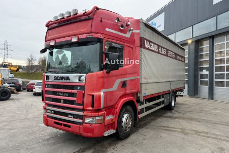 Scania 164 580 V8 4x2 kamion sa klizna zavesa cerada