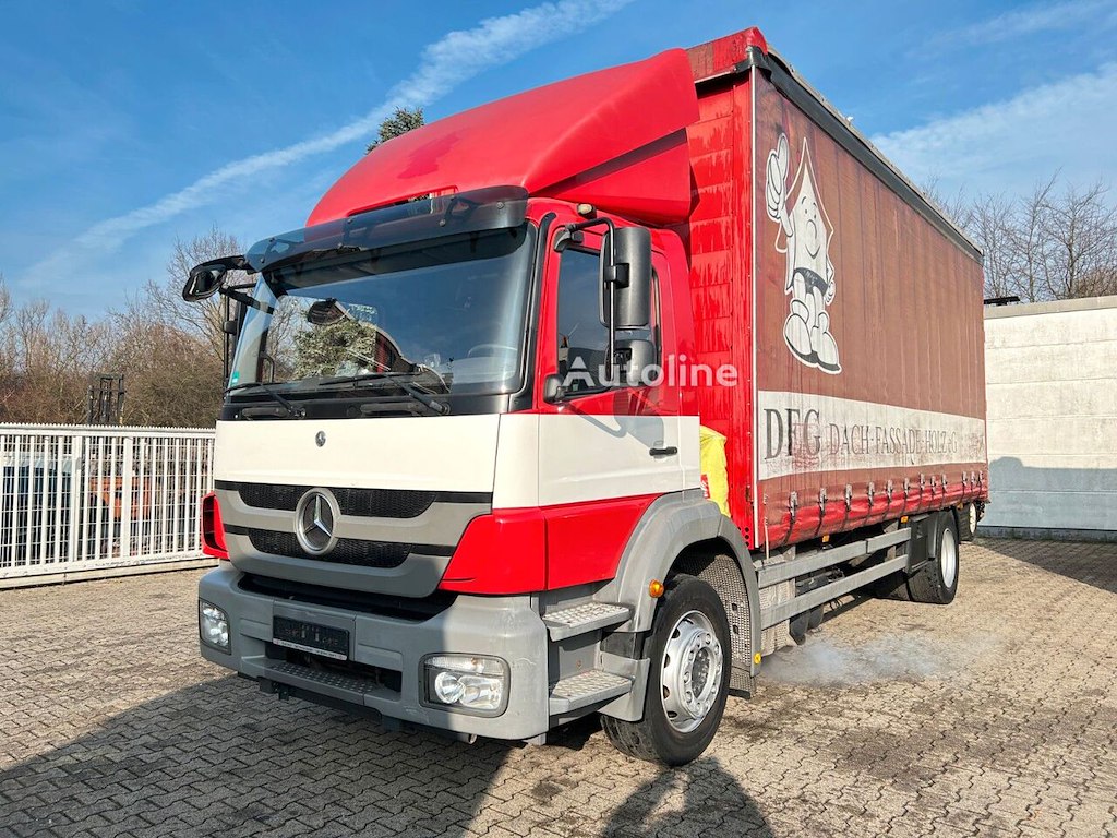 Mercedes-Benz Axor 1829 mit HIAB Mitnahmestapler kamion sa klizna zavesa cerada