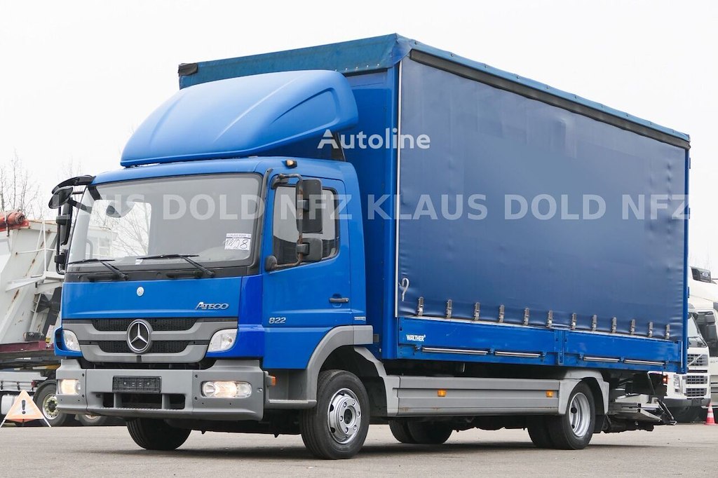 Mercedes-Benz Atego 822 L Pritsche Plane Bordwände LBW Euro 5 kamion sa klizna zavesa cerada