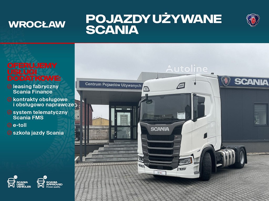 Scania S 500 A4x2NA Zawieszenie tył 4 poduszki tegljač