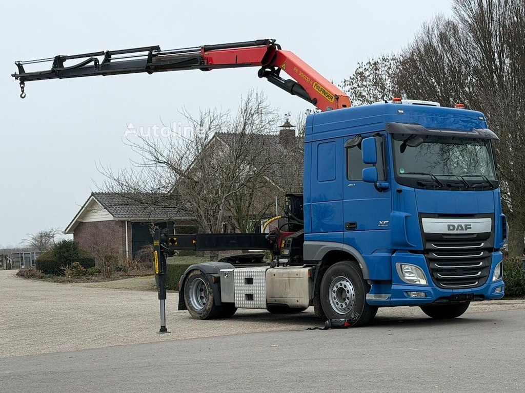 DAF XF 460 CRANE/KRAN/GRUE PALFINGER 30tm!! RADIO REMOTE!EURO6!! tegljač