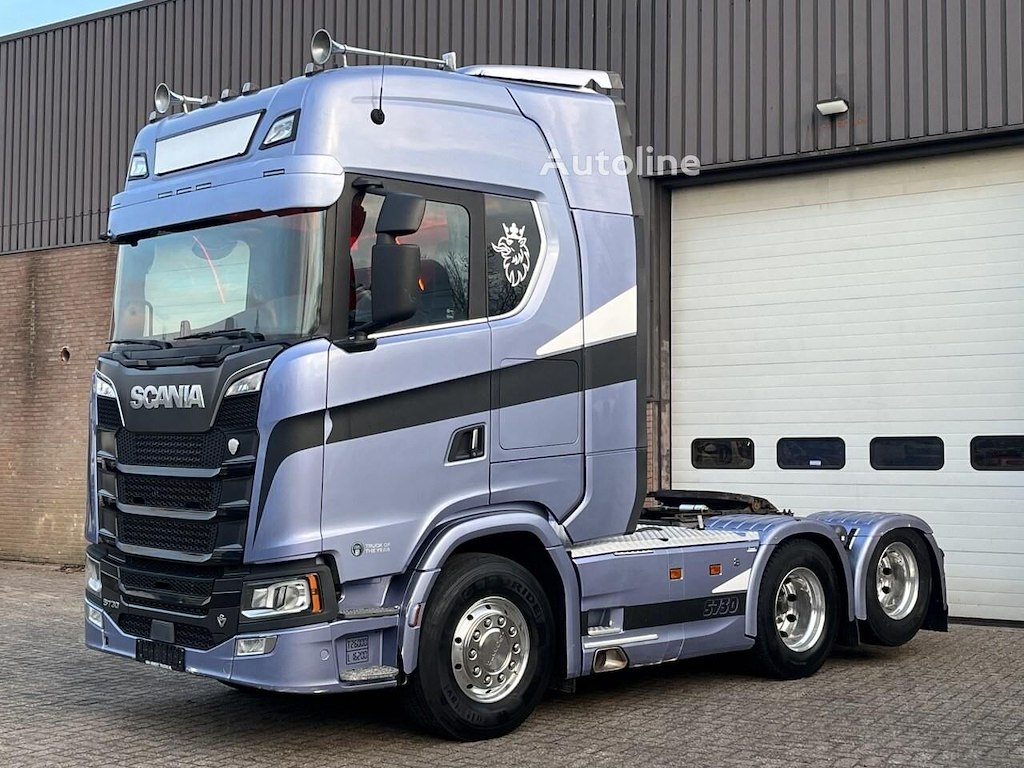 Scania S730 V8 / Retarder / Full Air / Special interior / 295 WB / 632. tegljač