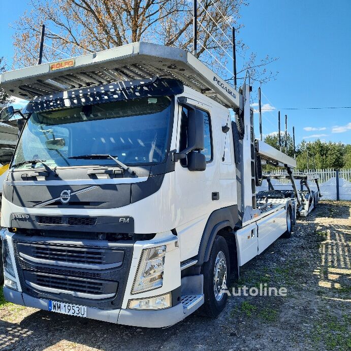 Volvo FM 460 autotransporter + prikolica autotransportera
