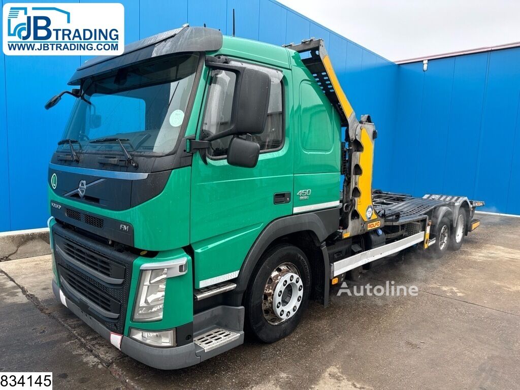 Volvo FM 450 6x2, EURO 6, Retarder, Standairco, Hydraulic autotransporter