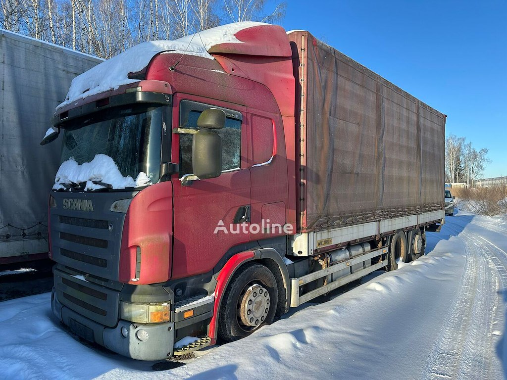 Scania R420 kamion s ceradom + prikolica sa ceradom