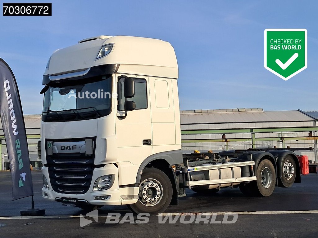 DAF XF 480 6X2 SSC Retarder 2xTanks Lift/Steering ACC Euro 6 vozilo za prevoz kontejnera