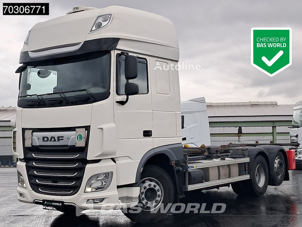 DAF XF 480 6X2 SSC Retarder 2xTanks Lift/Steering ACC Euro 6 vozilo za prevoz kontejnera