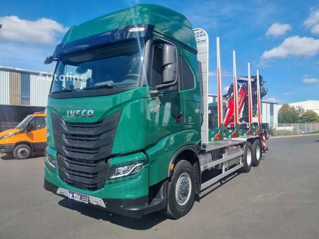 IVECO X-Way AS300X57 Z/P HR ON+ 6x4 (6x6 Hi Traction) kamion za prevoz drva