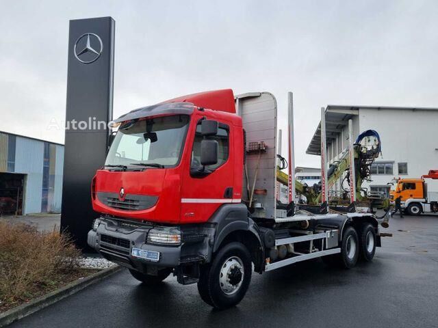 Renault Kerax 460.35 DXI 6x6 Loglift 96 S blatt/blatt kamion za prevoz drva