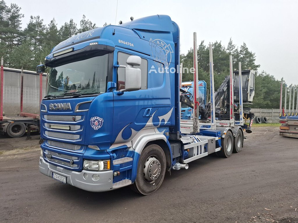 Scania R580 kamion za prevoz drva