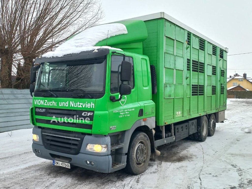 DAF CF 85.410 EEV kamion za prevoz stoke