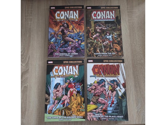 Marvel Epic Collection Conan the Barbarian vol.1-4