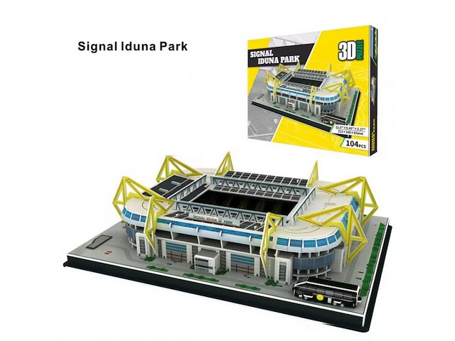 3D Puzzle Stadion, Signal Iduna Park, Dortmund 104 pcs
