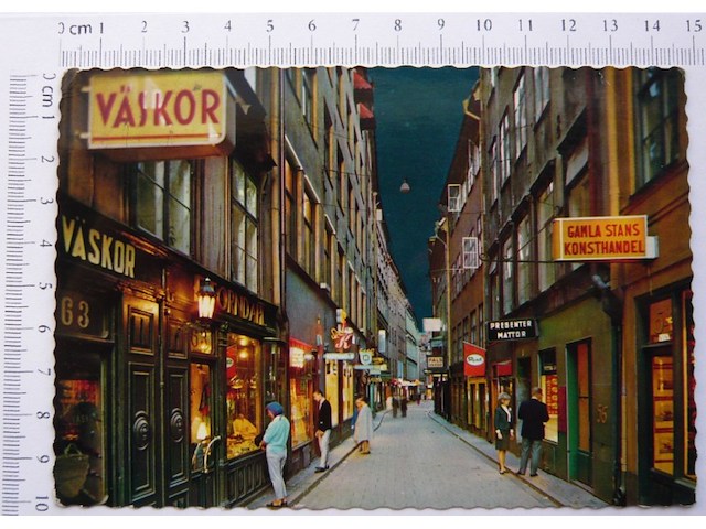 Stockholm - Gamla Sta`n Västerlånggatan, Stokholm