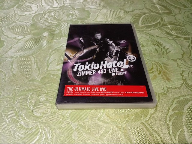 Tokio Hotel - Zimmer 483 - Live in Europe - 2 DVDs