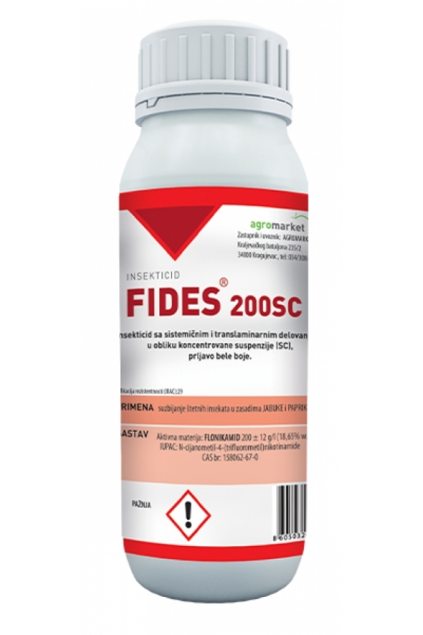 FIDES 200 SC 500ML
Šifra: 5354 JM: KOM