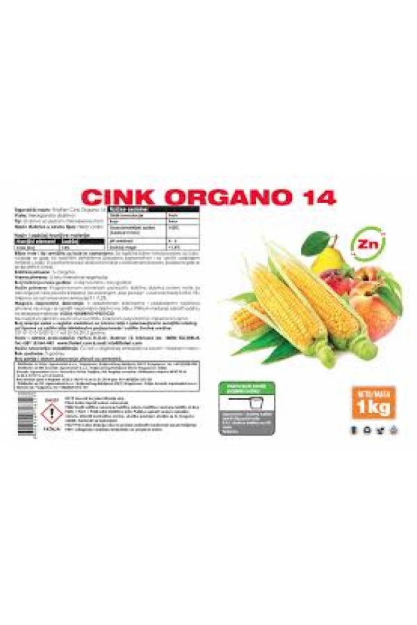 FITOFERT CINK ORGANO 14 5/1
Šifra: 327 JM: KOM