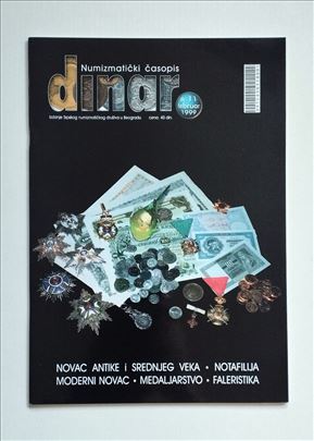 Numizmatički časopis Dinar br 11., 1999 god
