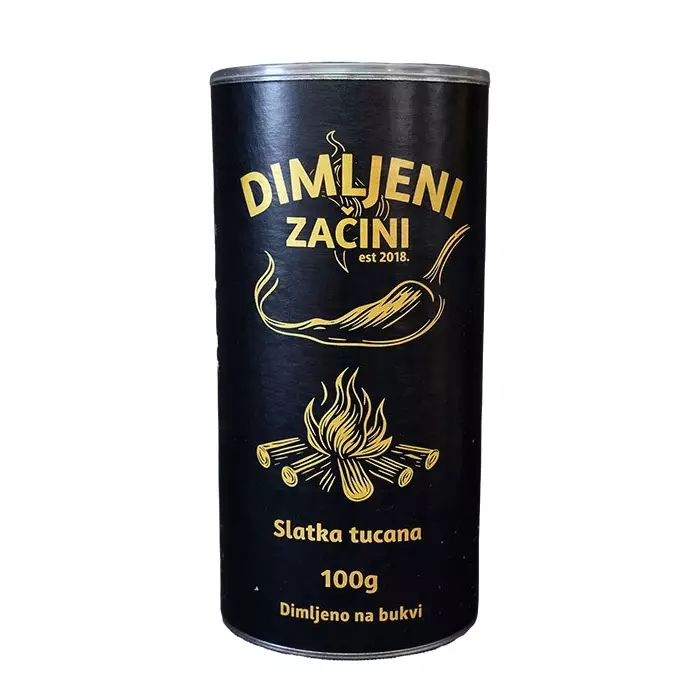 Dimljena slatka tucana paprika 100gr