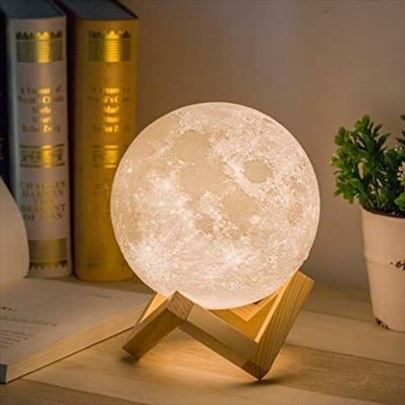 Mesec lampe, moon lamp, 2 komada
