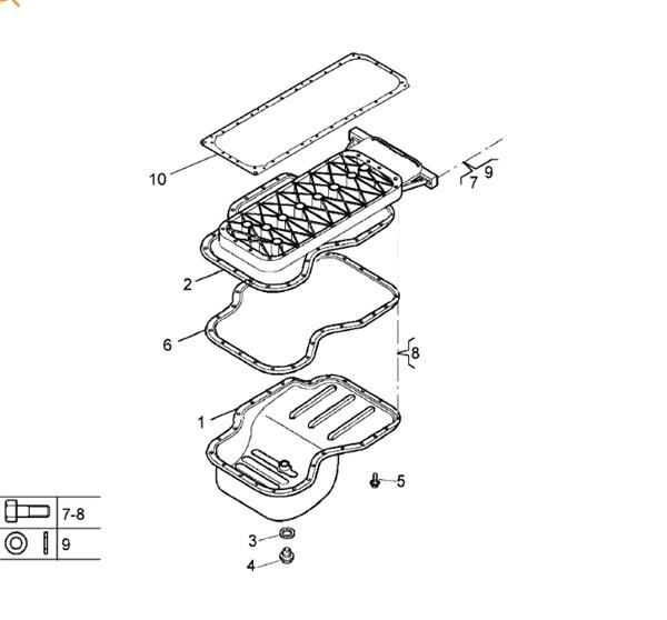 5010450777 karter za Renault Midlum kamiona