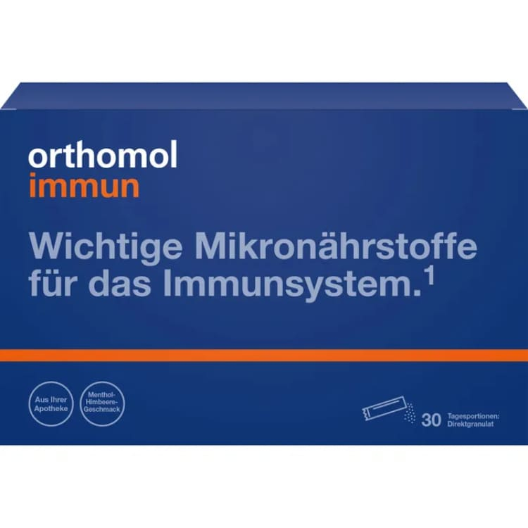 Orthomol Immun Direkt granule - mentol/malina 30 doza