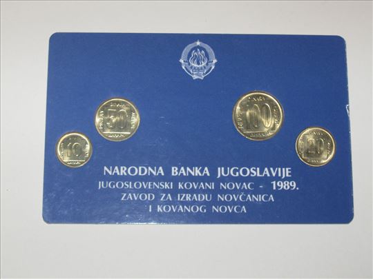 Jugoslovenski kovani novac - 1989