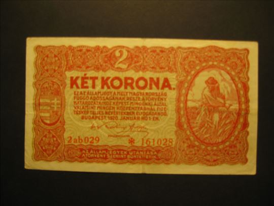 2 Korona 1920 2ab