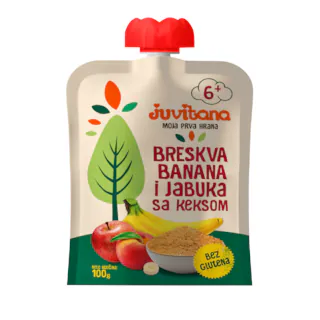 Bres.bana.jab.i keks.Juvitana 100g pouch