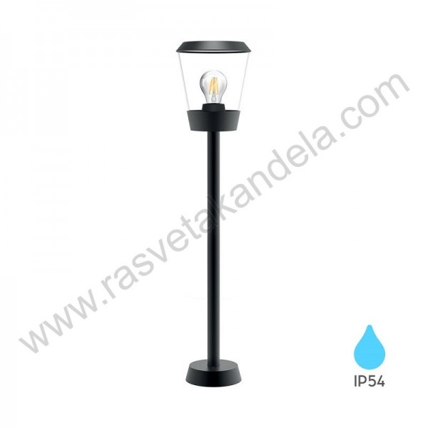 Baštenska stubna lampa 1xE27 80cm BRY-PARIS-800 siva