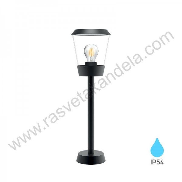 Baštenska stubna lampa 1xE27 60cm BRY-PARIS-600 siva