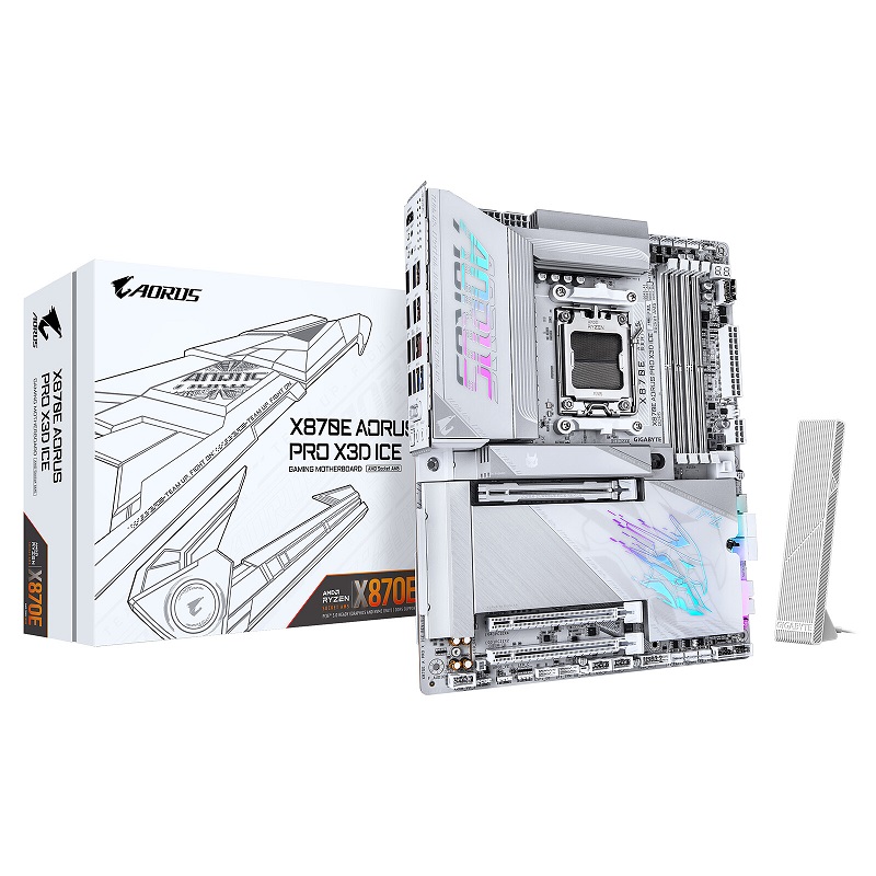 Gigabyte X870E AORUS PRO X3D ICE
