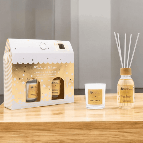 La Casa de los Aromas gold christmas home set