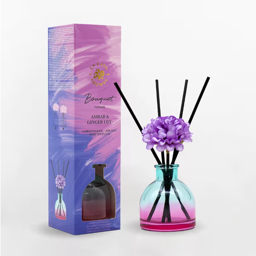La Casa de los Aromas Mikado Bouquet  Flower Ambar & Ginger Lily 40ml