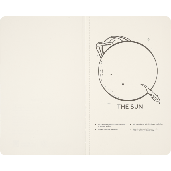 Rokovnik Molesine Glow in the dark Nasa mek povez large