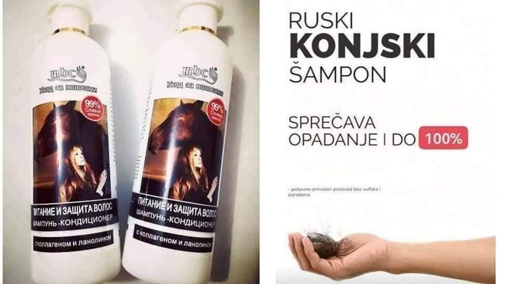 ​   SPAS ZA VAŠU KOSU – ORIGINALNI RUSKI KONJSKI ŠAMPON!    ​Želite