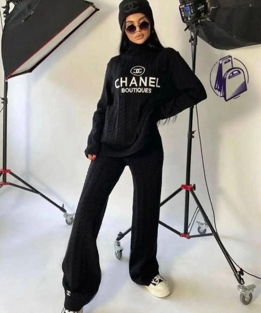 Chanel, One size, bоја - Crna