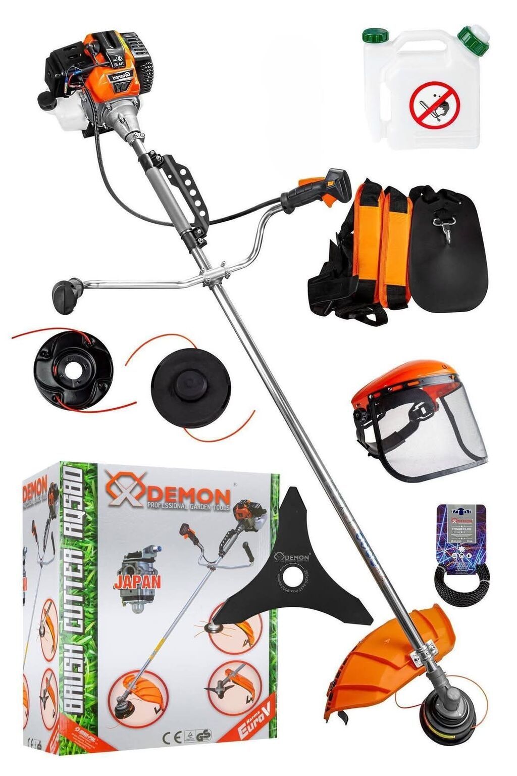 Benzinska motorna kosa/trimер DEMON Brush Cutter RQ580 – profesionalni