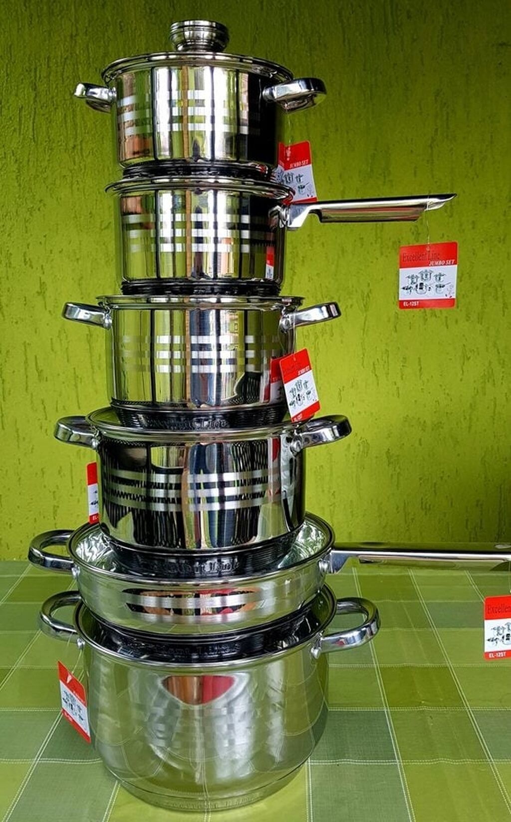 Komplet INOX posuđa – Excellent Line, Jumbo Set - Višedelni set