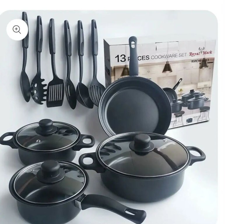 Set posuđa 13 delova – Royal Mark RMCW-813 Komplet praktičnog posuđa
