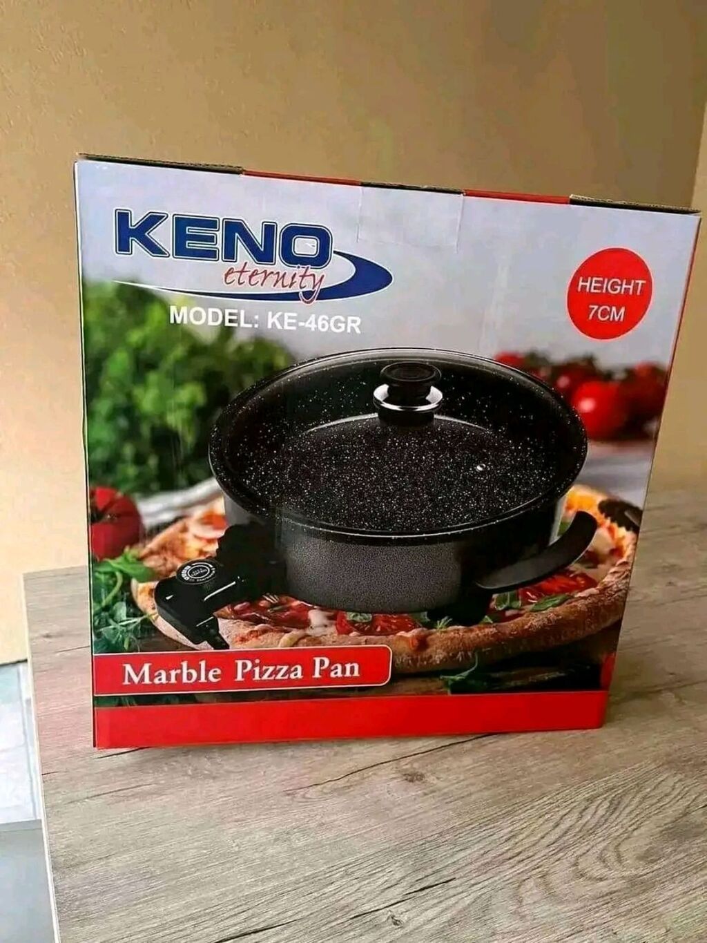 KENO Eternity Marble Pizza Pan – model KE-46GR - Električna